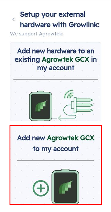 Mobile App - Registering an Agrowtek GCX to your Growlink Account